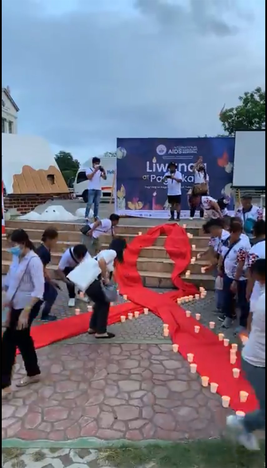 International AIDS Candlelight memorial isinagawa sa Perez Park ...