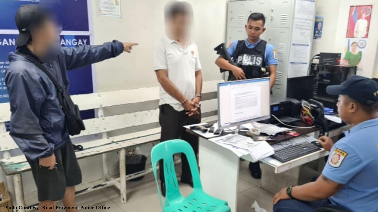 Pastor sa Rizal, nanutok ng baril, arestado - Naaresto ng Rizal PNP ang isang pastor na sangkot ...